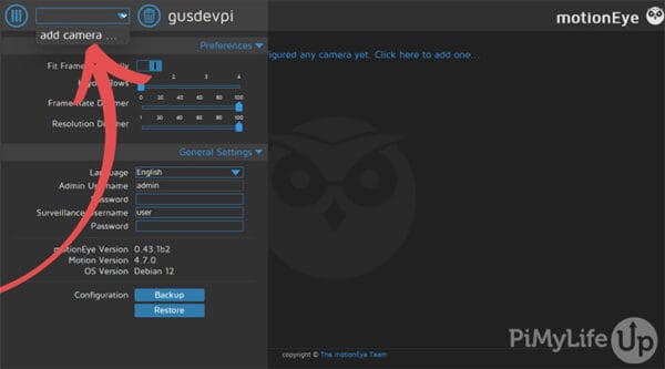 Raspberry Pi Security Camera Network using motionEye - Pi My Life Up