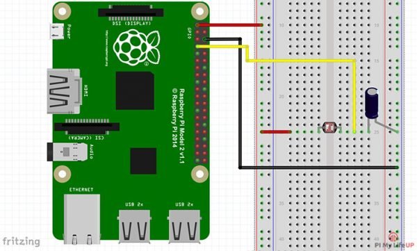 Raspberry Pi Light Sensor using an LDR - Pi My Life Up