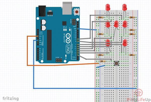 How To Build A Simple Arduino Dice Circuit Pi My Life Up