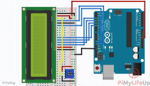 Arduino LCD using a 16x2 Liquid Crystal Display - Pi My Life Up