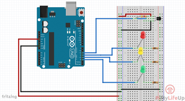 Arduino DS18b20 Temperature Sensor - Pi My Life Up