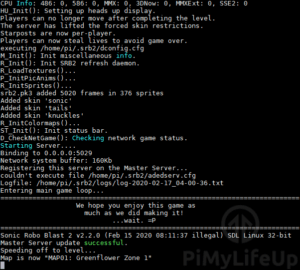 Setting up a SRB2 Server on the Raspberry Pi - Pi My Life Up