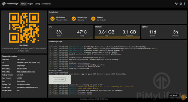Using Homebridge on the Raspberry Pi - Pi My Life Up