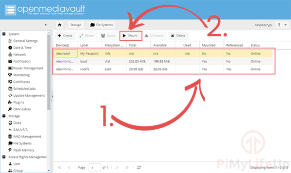 Installing OpenMediaVault to a Raspberry Pi - Pi My Life Up