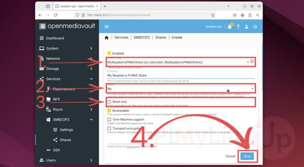 Installing OpenMediaVault to a Raspberry Pi - Pi My Life Up
