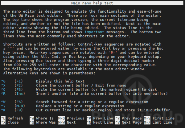 Guide to the nano Text Editor - Pi My Life Up