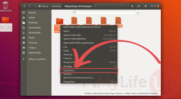How to Zip Files and Folders on Ubuntu - Pi My Life Up