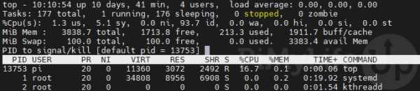 Using the top Command on Linux - Pi My Life Up