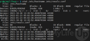 Using the stat Command on Linux - Pi My Life Up