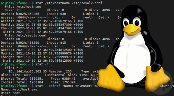 Using the stat Command on Linux - Pi My Life Up
