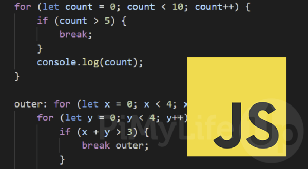Controlling a loop with the break statement in JavaScript - Pi My Life Up