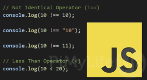 JavaScript Comparison Operators - Pi My Life Up