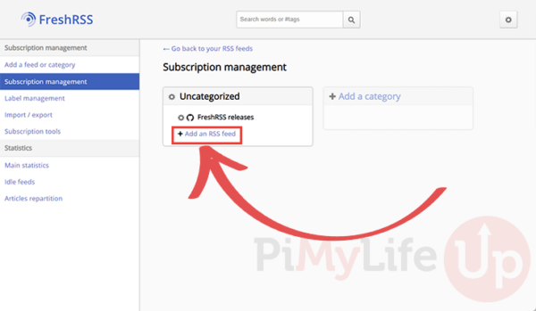 Setting up FreshRSS on the Raspberry Pi - Pi My Life Up
