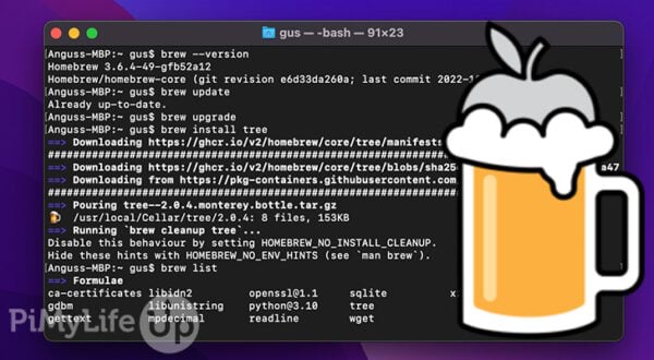 How to Install Homebrew on macOS - Pi My Life Up