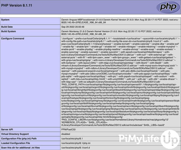 How to Install PHP on macOS - Pi My Life Up