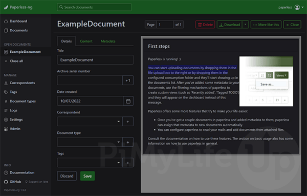 Running Paperless-NGX on the Raspberry Pi - Pi My Life Up