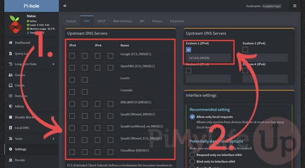 Raspberry Pi DNS-Over-HTTPS (DoH) for Pi-Hole - Pi My Life Up