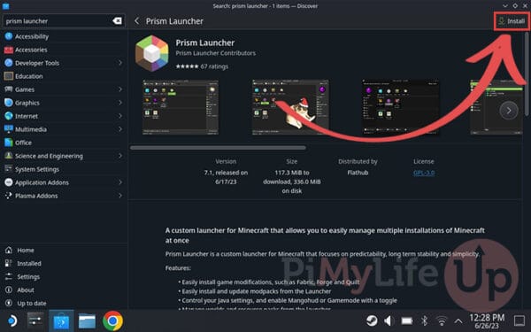 Playing Minecraft Java Edition on the Steam Deck - Pi My Life Up
