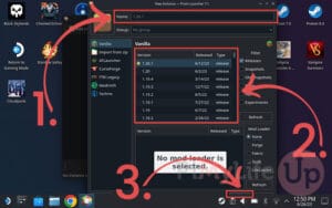 Playing Minecraft Java Edition on the Steam Deck - Pi My Life Up