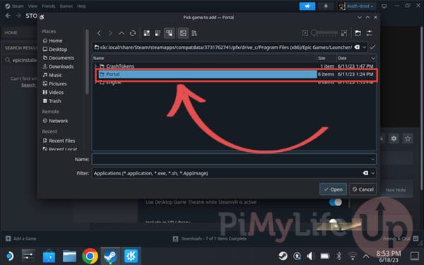 Installing the Epic Games Store on the Steam Deck - Pi My Life Up
