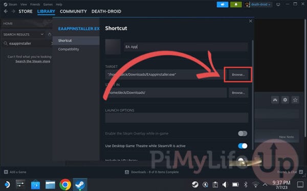 How to Install the EA Desktop App on the Steam Deck - Pi My Life Up