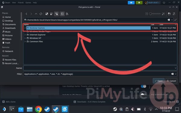 Installing the Rockstar Games Launcher on the Steam Deck - Pi My Life Up