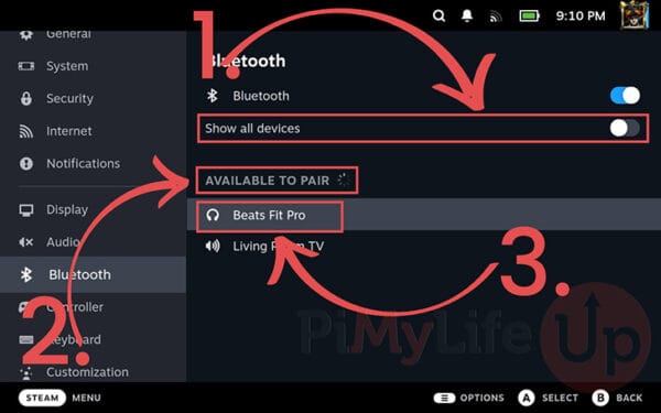 Using Bluetooth on the Steam Deck - Pi My Life Up