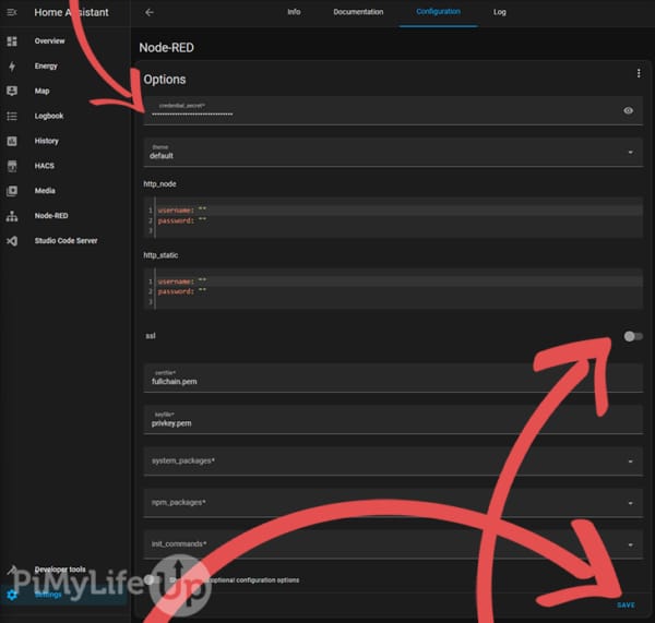 How to Install Node-Red to Home Assistant - Pi My Life Up