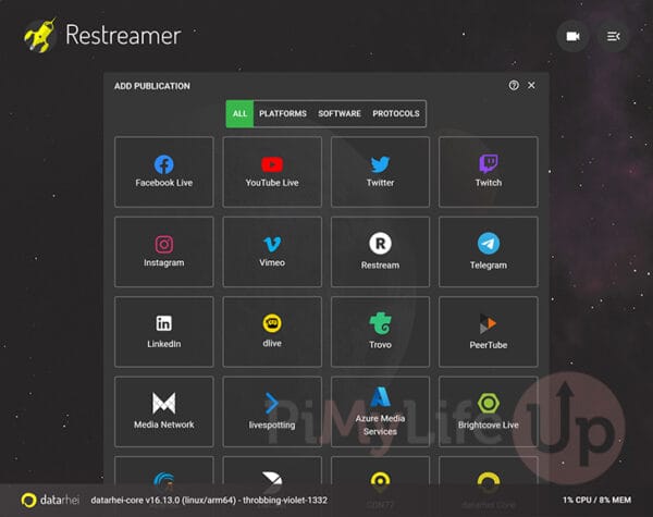Setting up Restreamer on the Raspberry Pi - Pi My Life Up