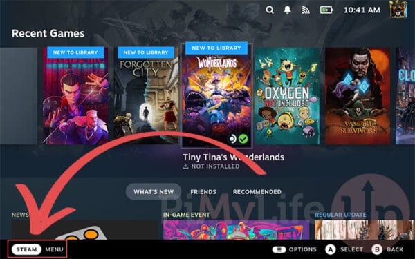 Accessing the BIOS on your Steam Deck - Pi My Life Up