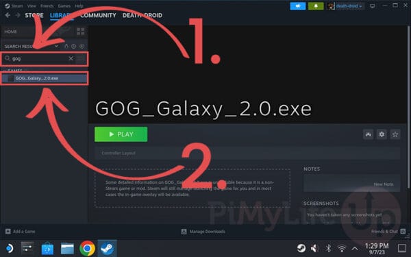 How to Install GOG Galaxy on the Steam Deck - Pi My Life Up