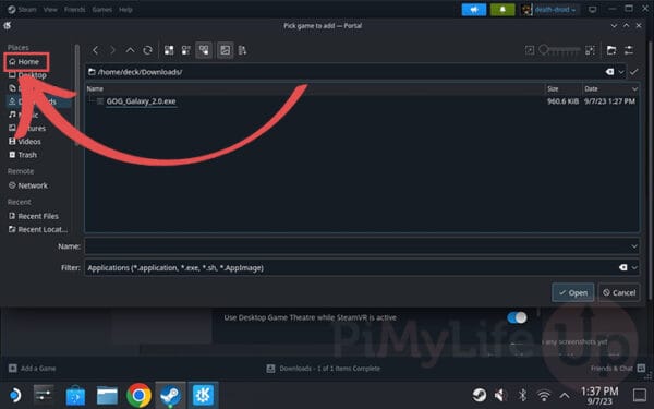How to Install GOG Galaxy on the Steam Deck - Pi My Life Up