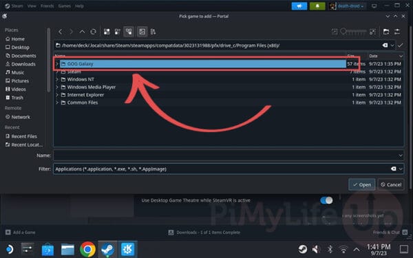 How to Install GOG Galaxy on the Steam Deck - Pi My Life Up