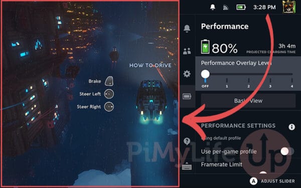 Viewing the Performance Overlay on the Steam Deck - Pi My Life Up