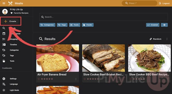 Installing Mealie on the Raspberry Pi - Pi My Life Up