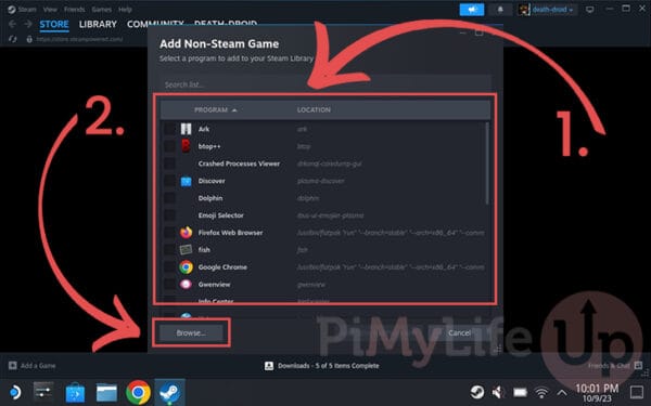 How to Add a Non-Steam Game on the Steam Deck - Pi My Life Up