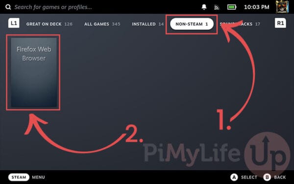 How to Add a Non-Steam Game on the Steam Deck - Pi My Life Up