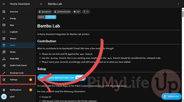 How to Set Up Bambu Lab Printers in Home Assistant - Pi My Life Up