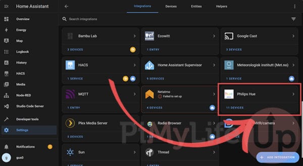 Integrating Philips Hue with Home Assistant - Pi My Life Up