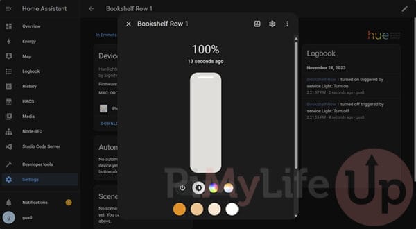 Integrating Philips Hue with Home Assistant - Pi My Life Up