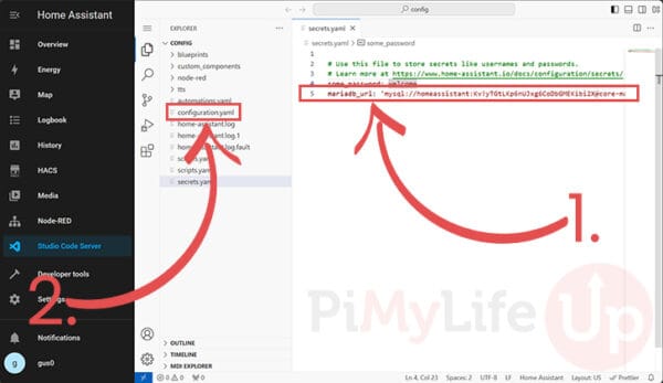 Change Home Assistant to use MariaDB - Pi My Life Up