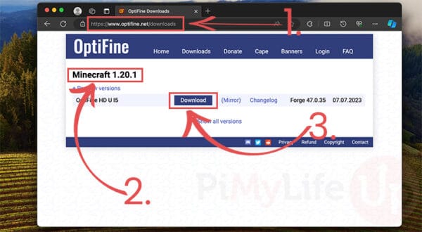 How to Install the OptiFine Mod for Minecraft on a Mac - Pi My Life Up