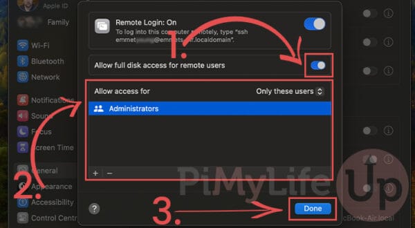 How to Enable SSH on a Mac - Pi My Life Up