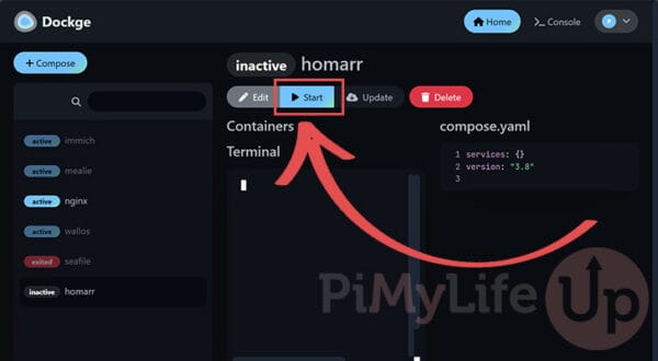 Installing and Running Dockge on a Raspberry Pi - Pi My Life Up