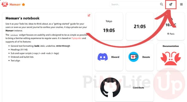 Installing the Homarr Dashboard on the Raspberry Pi - Pi My Life Up