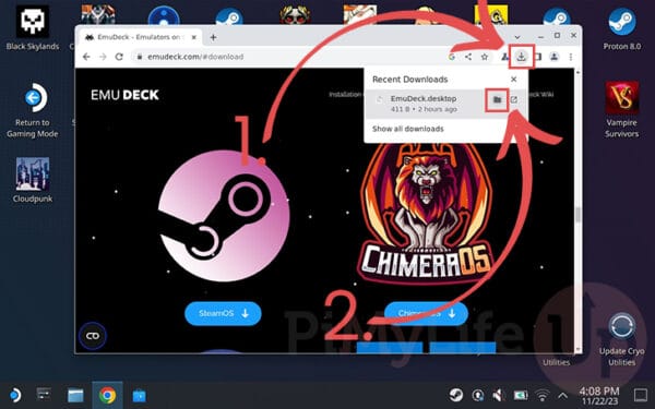 How to Install EmuDeck on the Steam Deck - Pi My Life Up