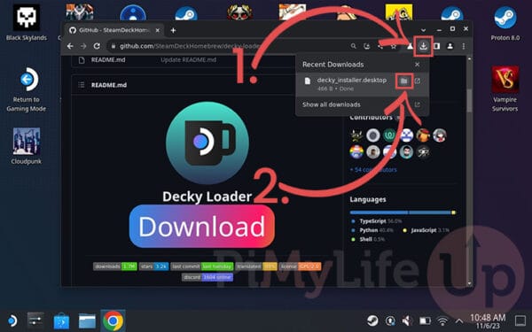 How to Install Decky Loader on your Steam Deck - Pi My Life Up