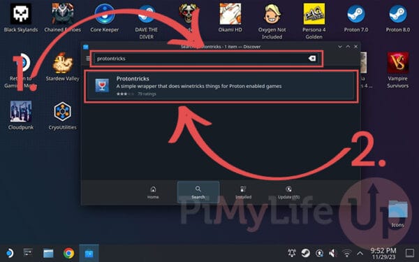 Installing and Using Protontricks on the Steam Deck - Pi My Life Up
