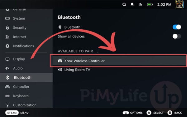 How to Connect an Xbox Controller to the Steam Deck - Pi My Life Up