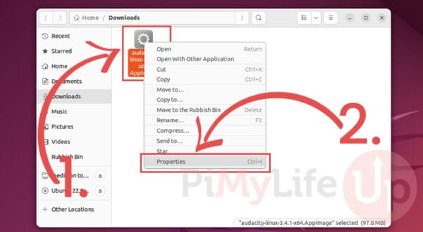 How to use an AppImage on Ubuntu - Pi My Life Up